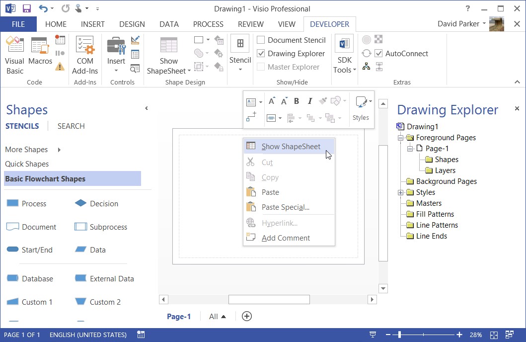 Custom Data Graphics in Visio 2013 Custom Data Graphics in Visio 2013