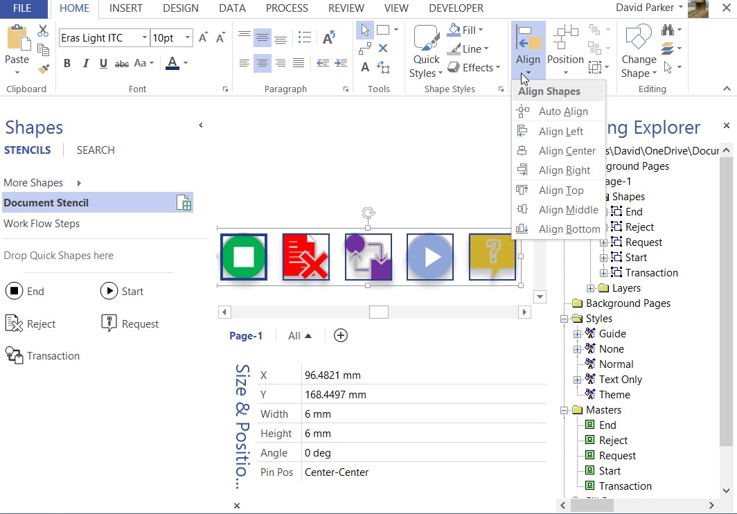 Custom Data Graphics in Visio 2013 Custom Data Graphics in Visio 2013
