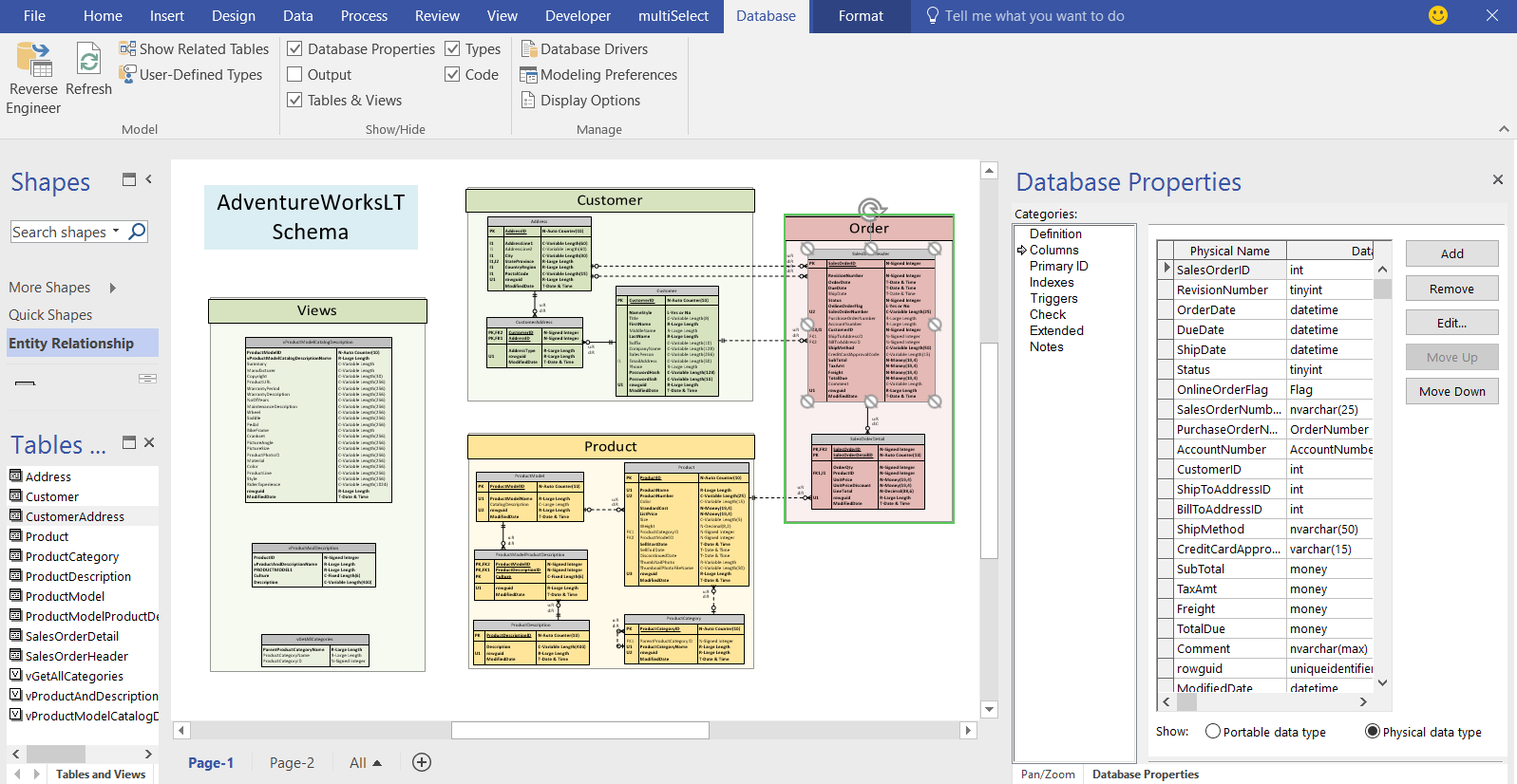 Database Reverse Engineering for Visio Pro Database Reverse Engineering for Visio Pro